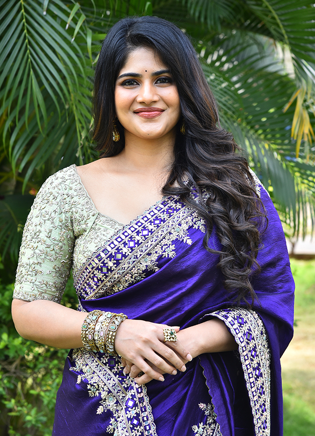 నీలి రంగు చీరలో అదరగొడుతున్న హీరోయిన్ మేఘ ఆకాష్ (ఫొటోలు) | Actress Megha Akash Stunning And Hot ...